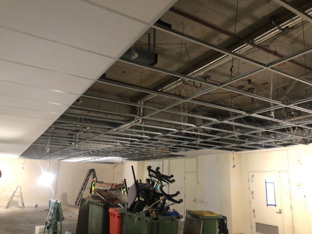 New grid Duo Ceiling - FJS Plastering & Interiors
